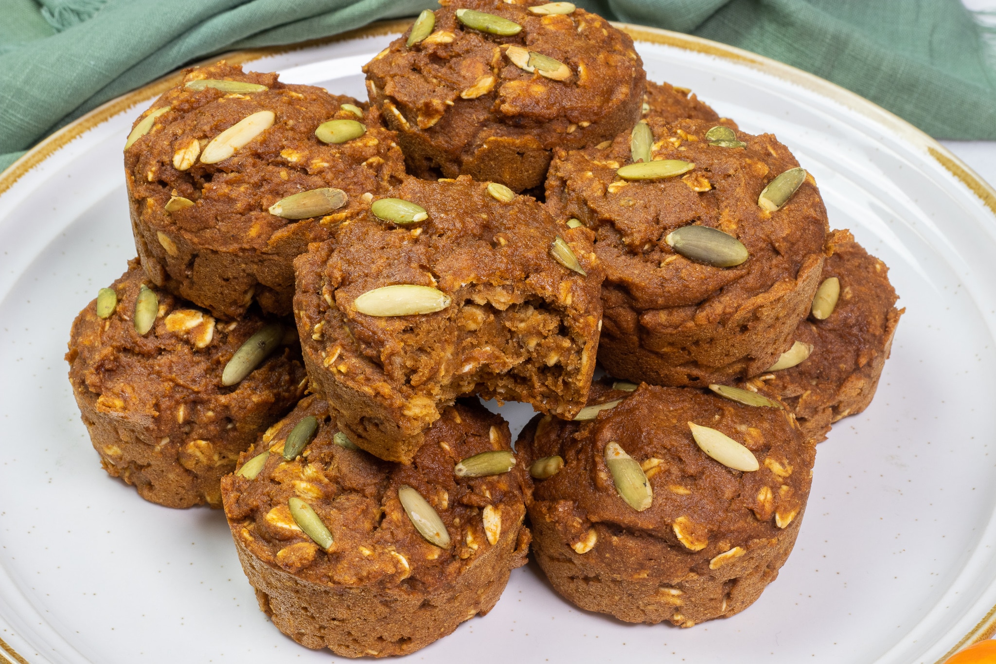 Sweet Pumpkin Ginger Breakfast Muffins - ZardyPlants