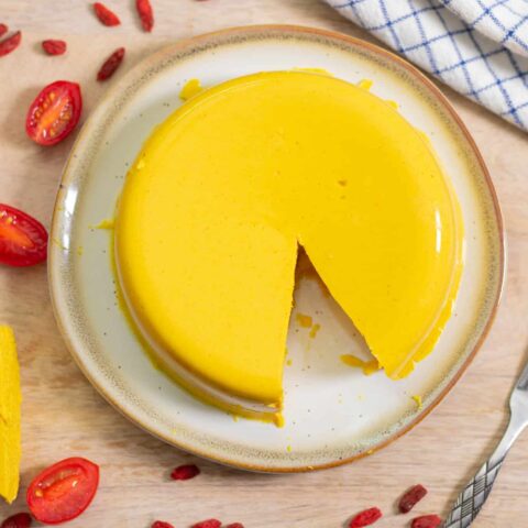 Nut-free Vegan Cheddar Block Cheese that Melts and Shreds!