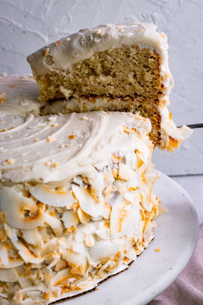 Vegan Coconut Cake - Vegan and Oil-free Recipes - ZardyPlants