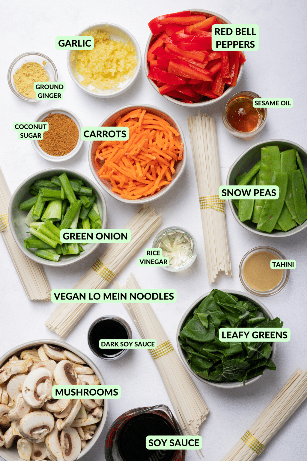 15 Minute Vegan Veggie Lo Mein - Entrees - ZardyPlants