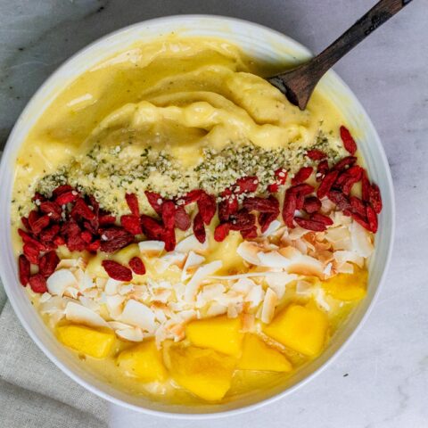 Mango Nice Cream - Vegan and Oil-free Recipes - ZardyPlants