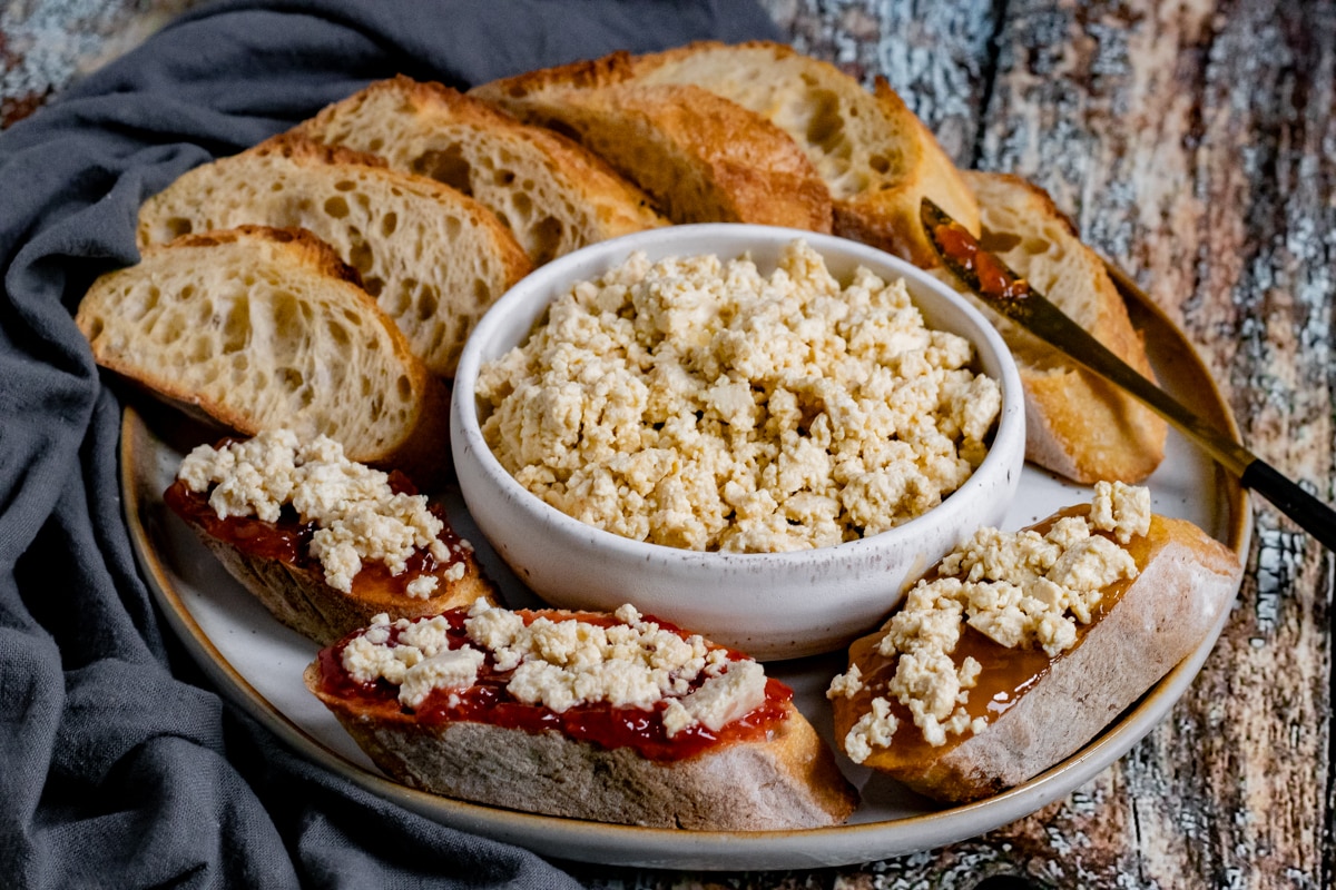 Vegan Goat Cheese - Vegan and Oil-free Recipes - ZardyPlants