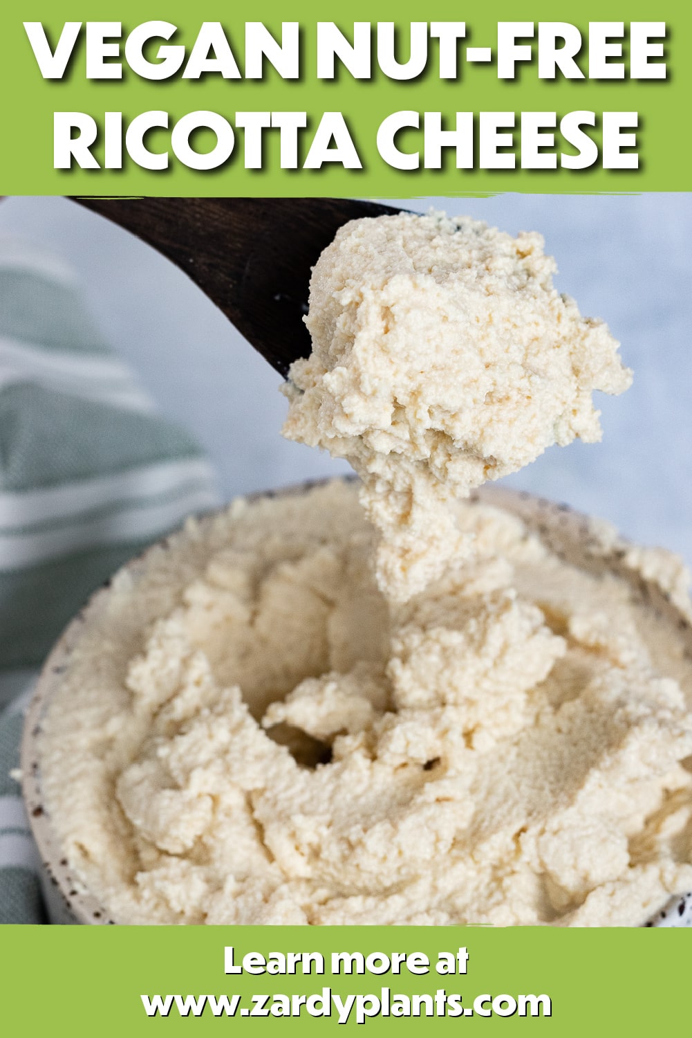 Vegan Ricotta Cheese - Vegan and Oil-free Recipes - ZardyPlants