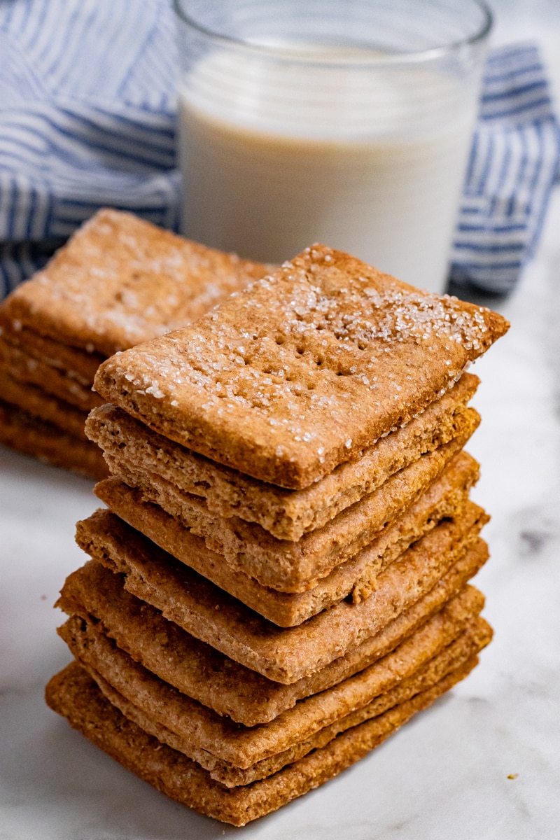 Vegan Graham Crackers (oil-free!) - Vegan Baking - ZardyPlants