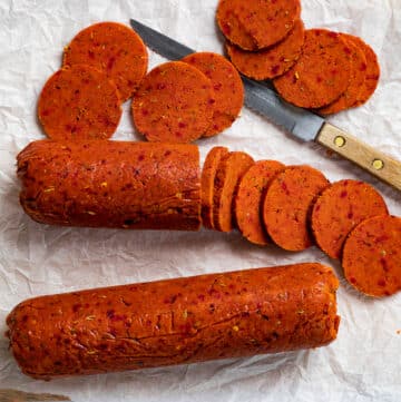 Vegan Pepperoni - Vegan and Oil-free Recipes - ZardyPlants