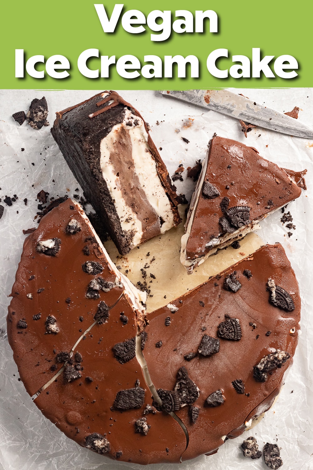 Vegan Ice Cream Cake - Vegan and Oil-free Recipes - ZardyPlants