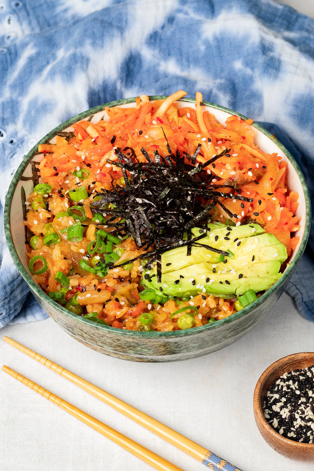 Vegan Kimchi Fried Rice - Vegan and Oil-free Recipes - ZardyPlants