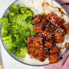Sticky Tofu - Vegan and Oil-free Recipes - ZardyPlants