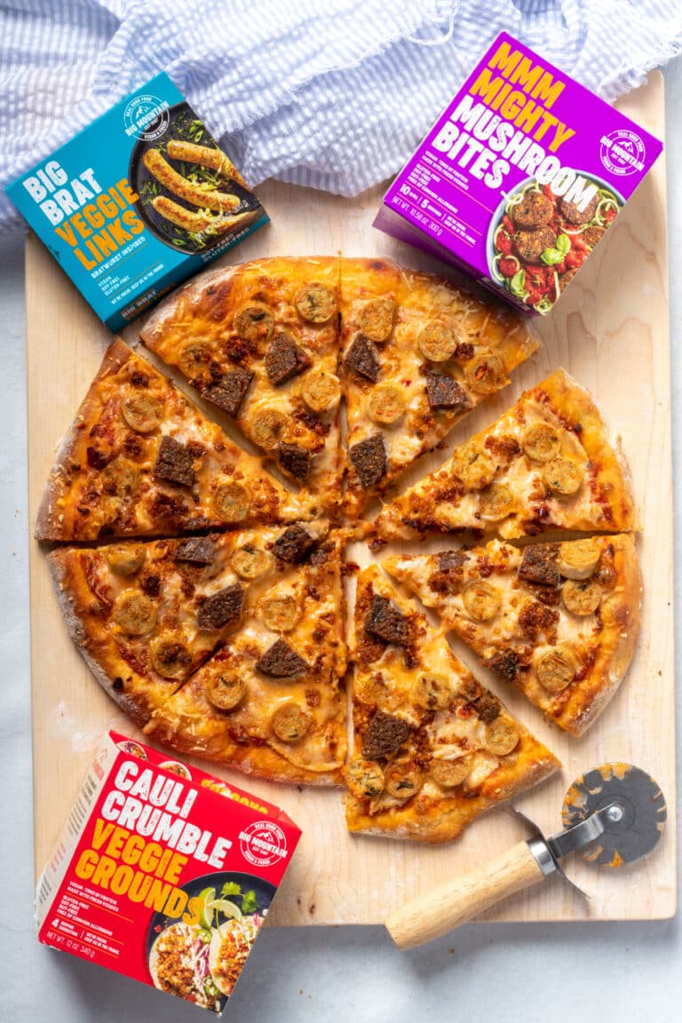 Vegan Meat Lover’s Pizza Featuring Big Mountain Foods! - ZardyPlants