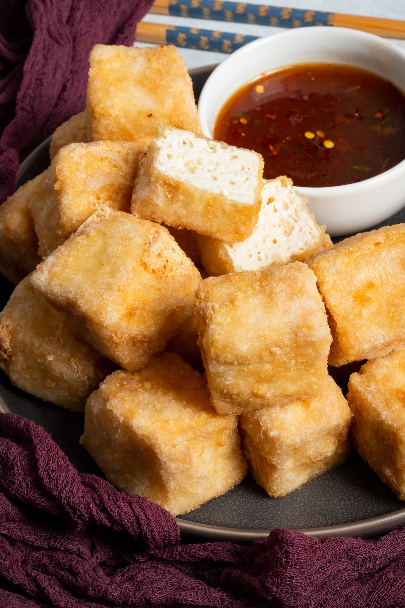 Puffed Tofu (2 Ways) - Vegan and Oil-free Recipes ZardyPlants