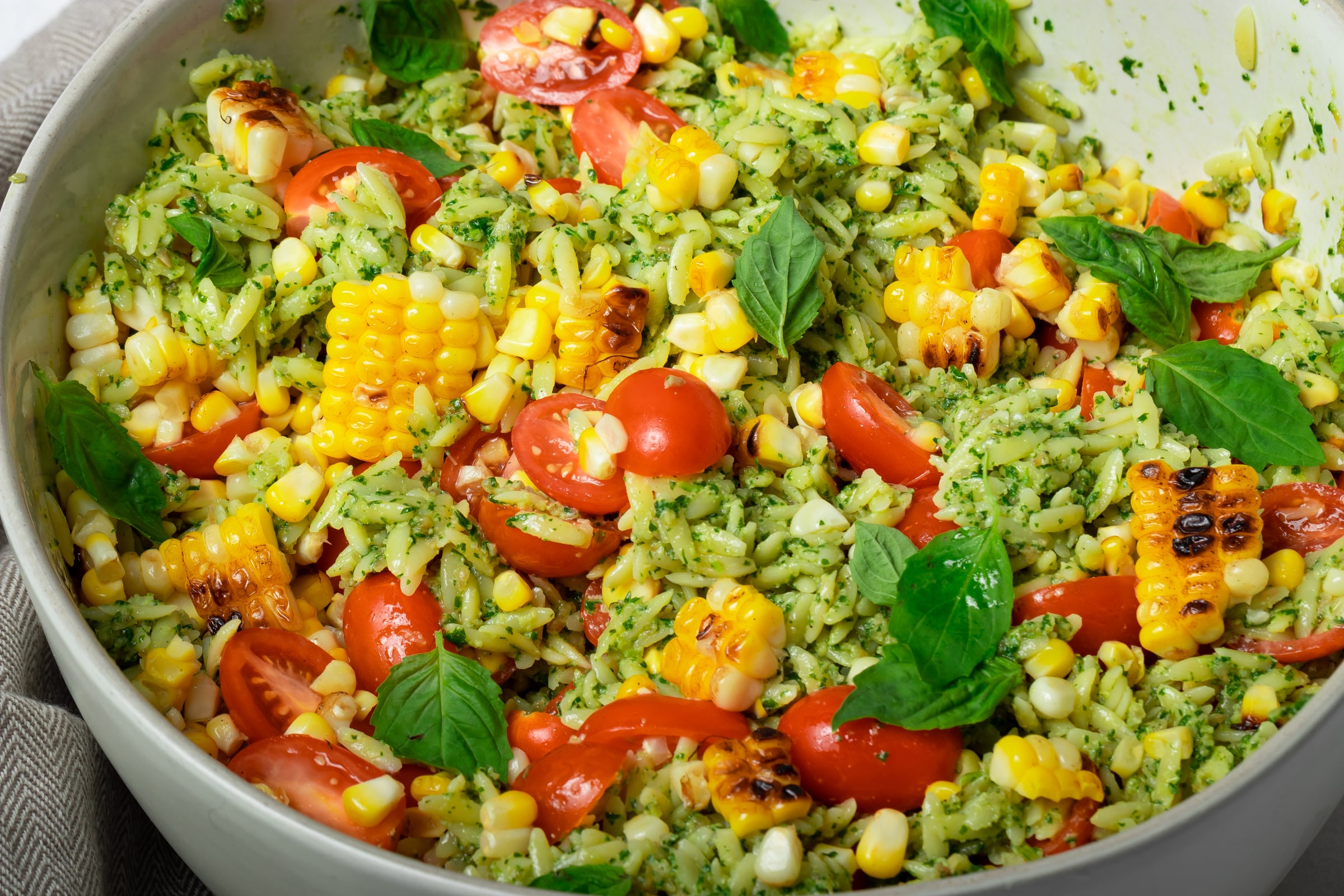Orzo Pesto Salad - ZardyPlants
