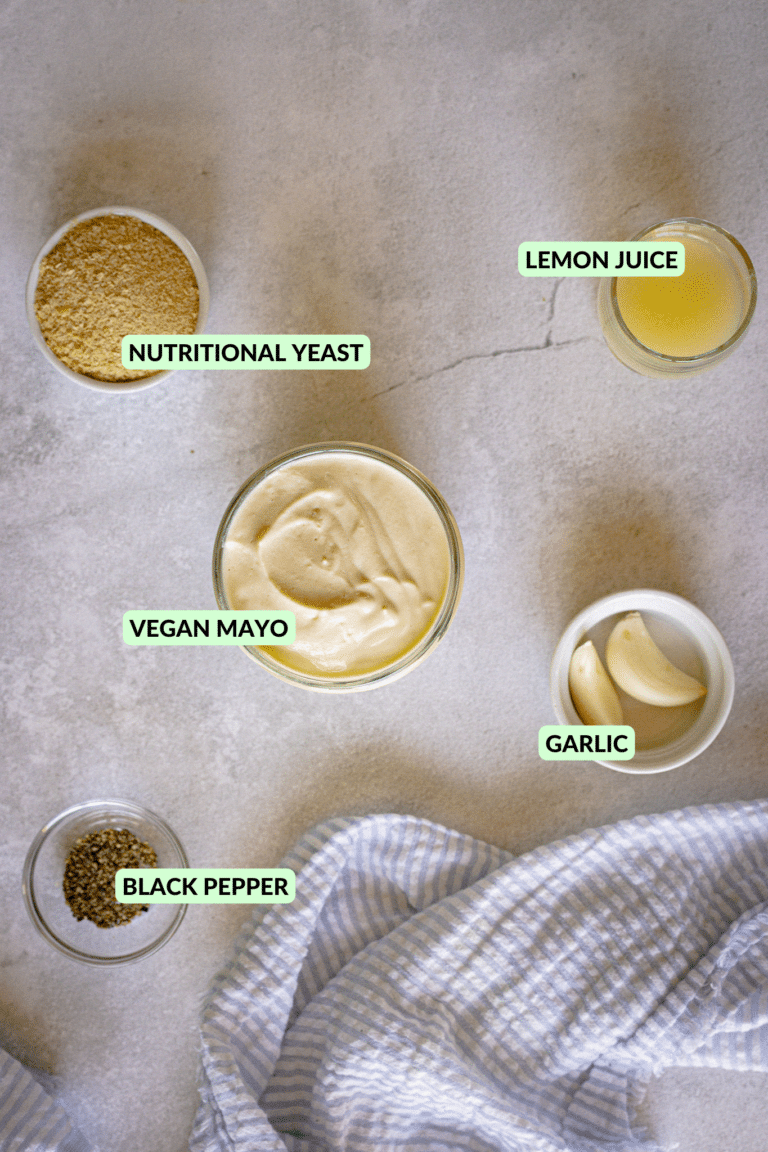 Vegan Garlic Aioli (Low Fat & Oil-Free) - ZardyPlants