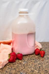 Vegan Strawberry Milk - ZardyPlants