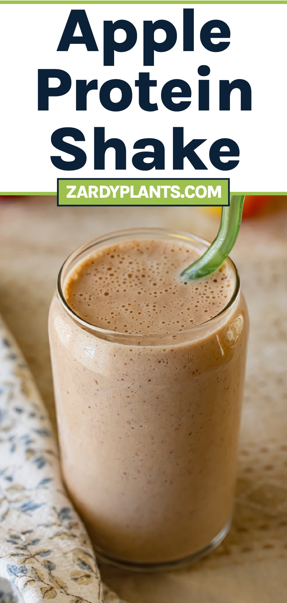 Apple Protein Shake - ZardyPlants