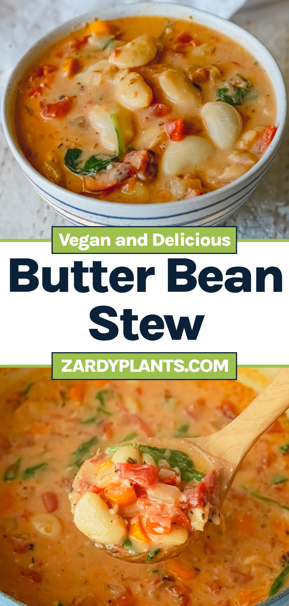 Butter Bean Stew (Vegan) - ZardyPlants