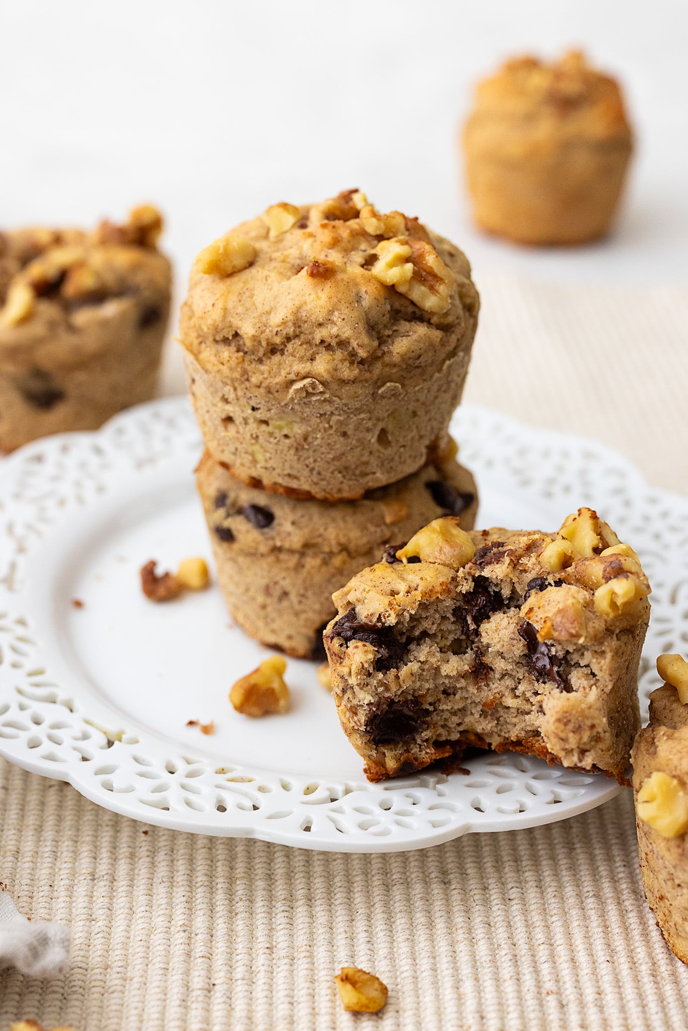 Easy Healthy Chocolate Banana Protein Muffins Recipe - ZardyPlants