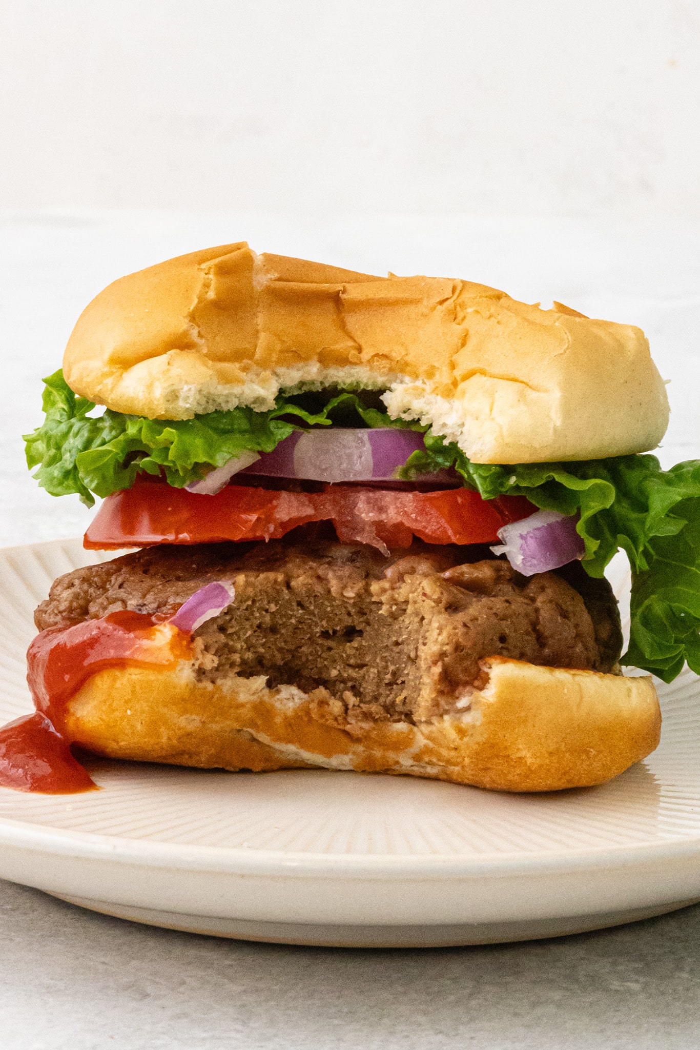 The Best High Protein Vegan Seitan Burger (Grillable) - ZardyPlants