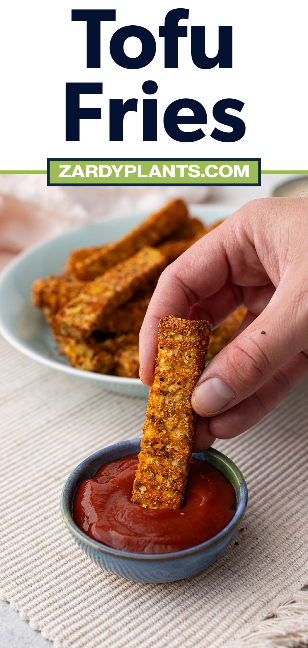 Easy Tofu Fries Recipe (Vegan) (Air Fryer or Oven) - ZardyPlants