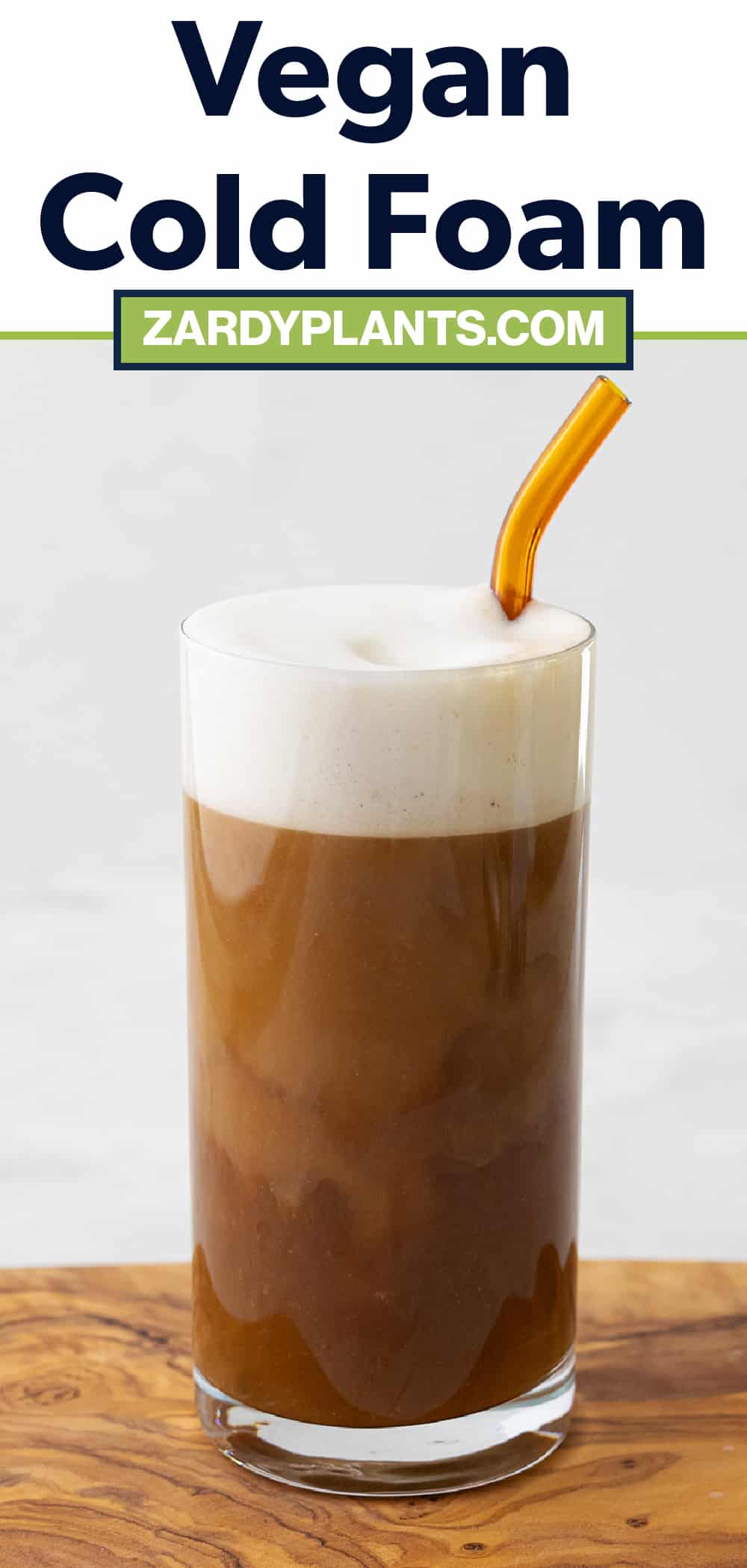 Delicious Vanilla Vegan Cold Foam Recipe (Dairy-Free) - ZardyPlants