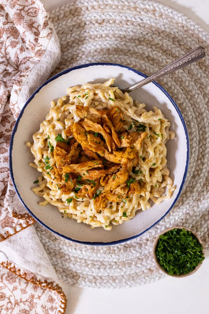 The Best Creamy Vegan Chicken Alfredo Recipe - ZardyPlants